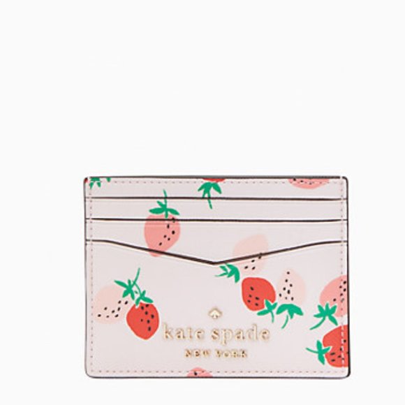 kate spade | Accessories | Kate Spade Staci Wild Strawberries Small ...